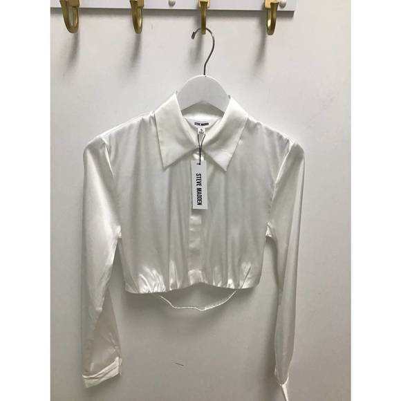 Steve Madden | Tops | New Steve Madden Cassandra Top In White | Poshmark